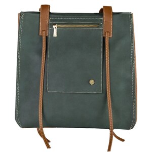 Thiros Τσάντα ώμου Bella με εξωτερική τσέπη 34-3514T OLIVE - GLAMI.gr