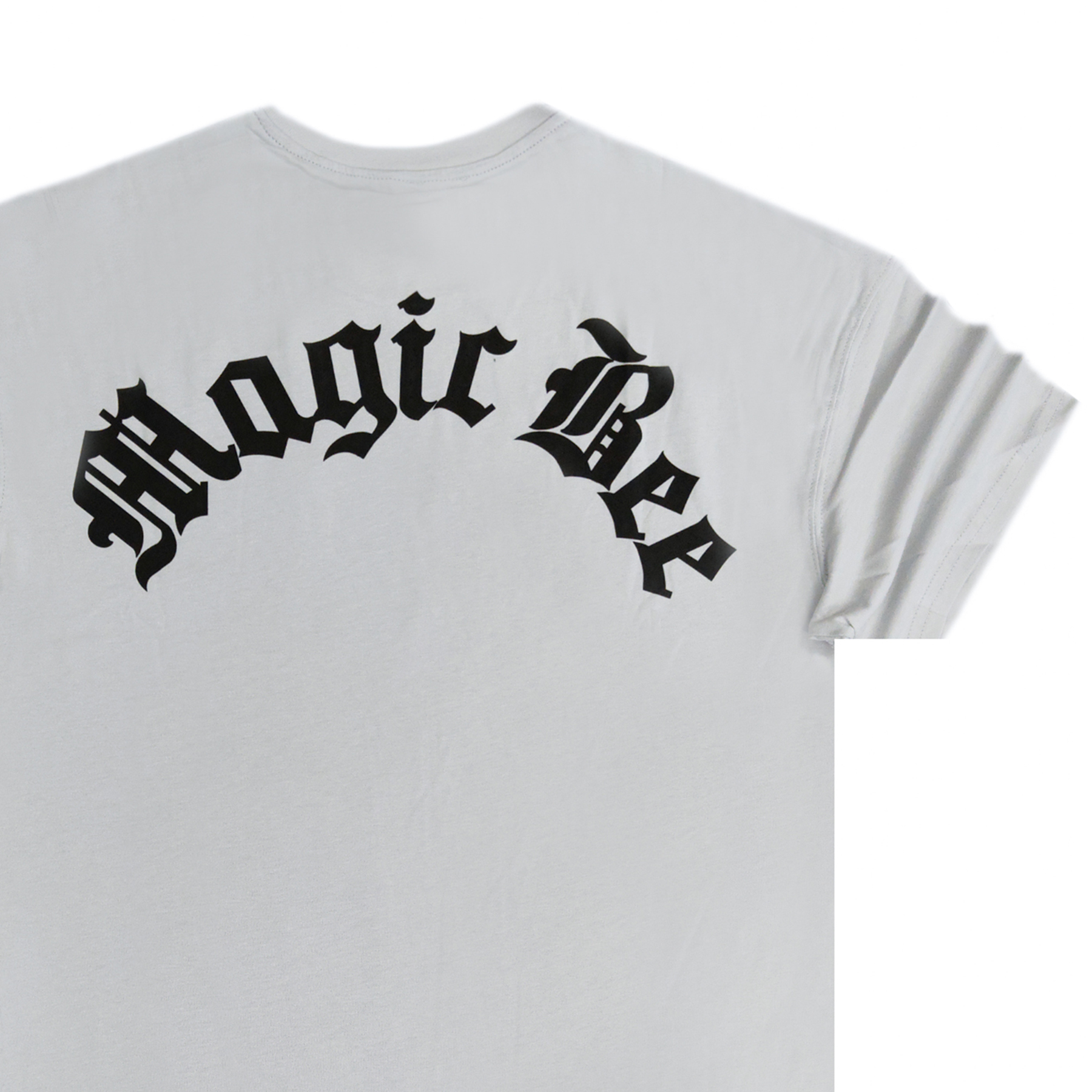 MAGIC BEE CLOTHING Magicbee oversize gothic logo - ice grey - ΑΝΟΙΧΤΟ ...
