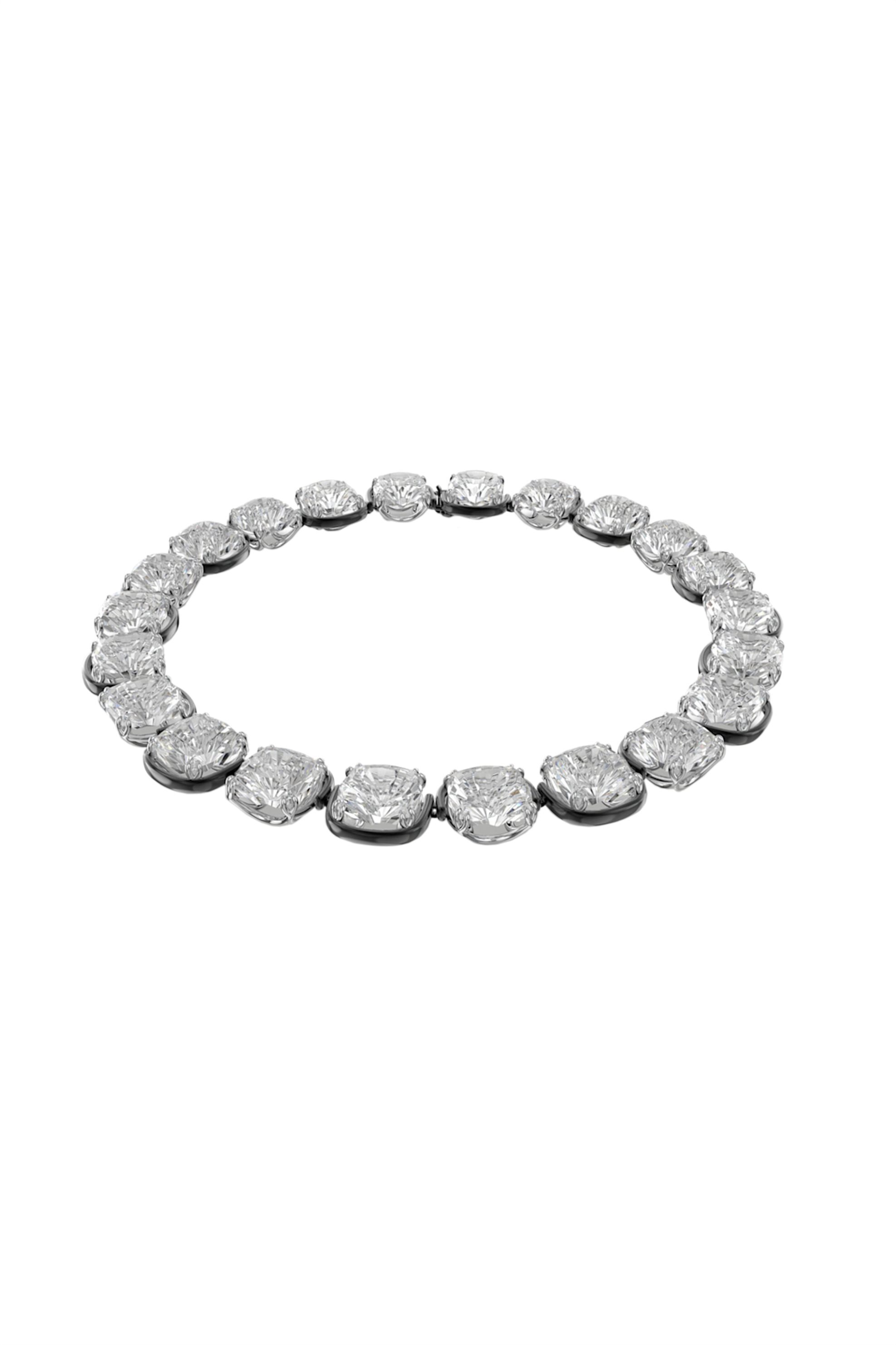 Swarovski Harmonia Choker Cushion Cut Crystals, White, Mixed Metal ...