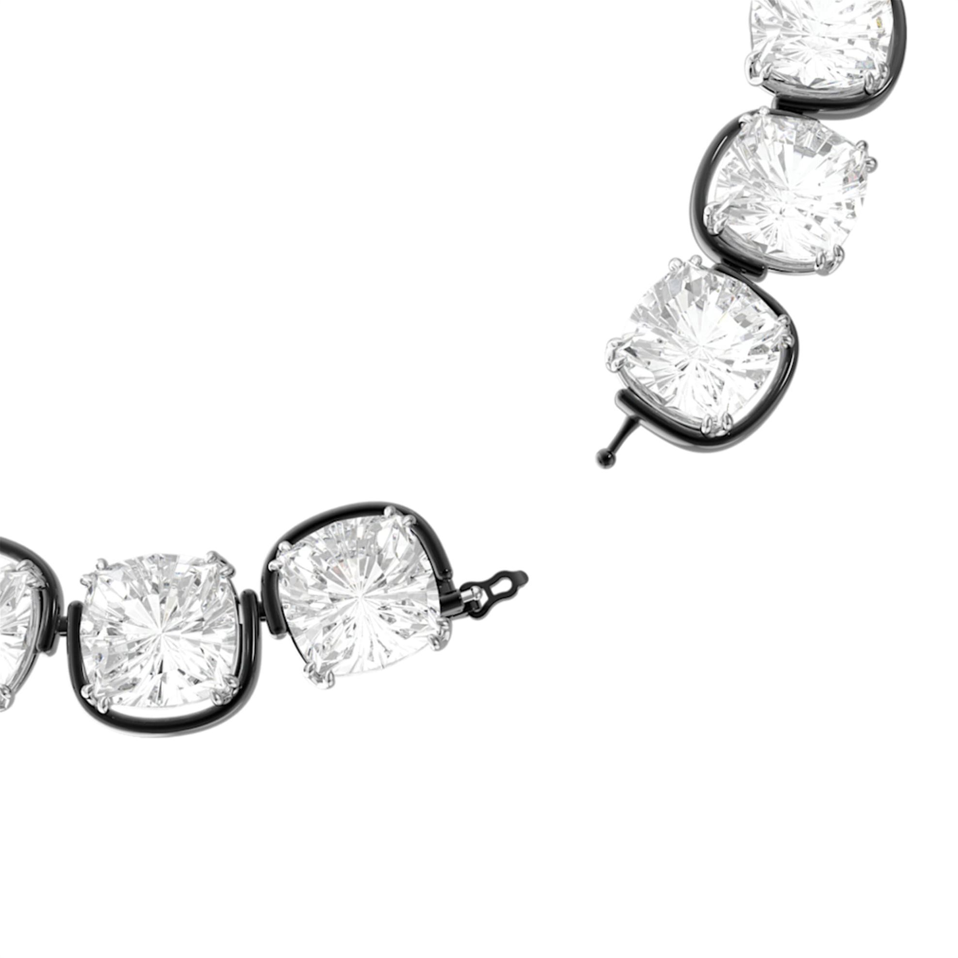 Swarovski Harmonia Choker Cushion Cut Crystals, White, Mixed Metal ...