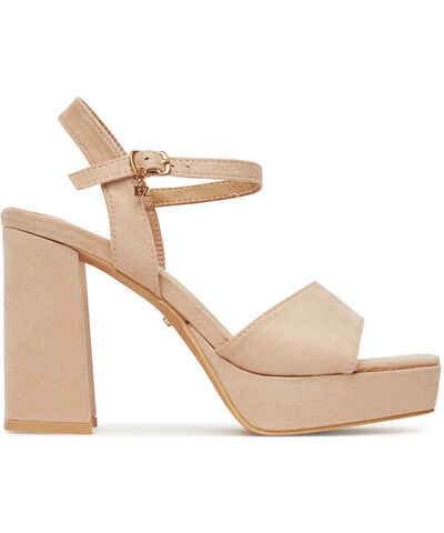 Nude γυναικεία πέδιλα για γάμο, με χοντρό τακούνι από το Modivo.gr | 70 προϊόντα - GLAMI.gr