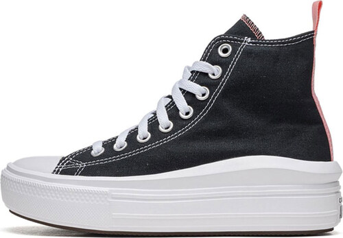 CONVERSE CHUCK TAYLOR ALL STAR MOVE CANVAS PLATFORM 271716C Μαύρο ...