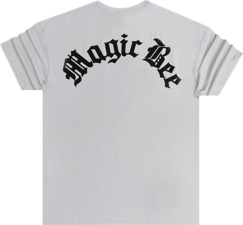 MAGIC BEE CLOTHING Magicbee oversize gothic logo - ice grey - ΑΝΟΙΧΤΟ ...