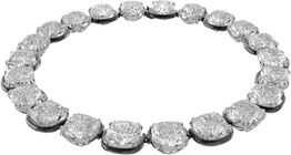 Swarovski Harmonia Choker Cushion Cut Crystals, White, Mixed Metal ...