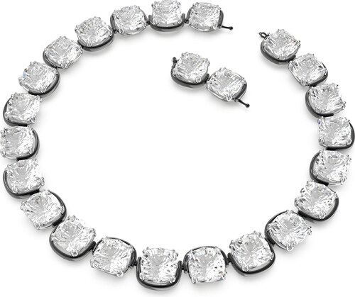 Swarovski Harmonia Choker Cushion Cut Crystals, White, Mixed Metal ...