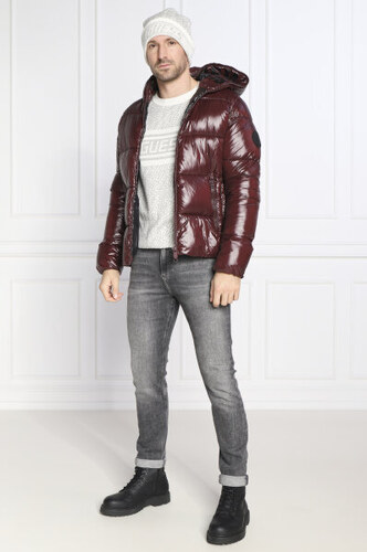 GUESS JEANS Πουλόβερ PALMER | Slim Fit | με την προσθήκη μαλλιού - GLAMI.gr