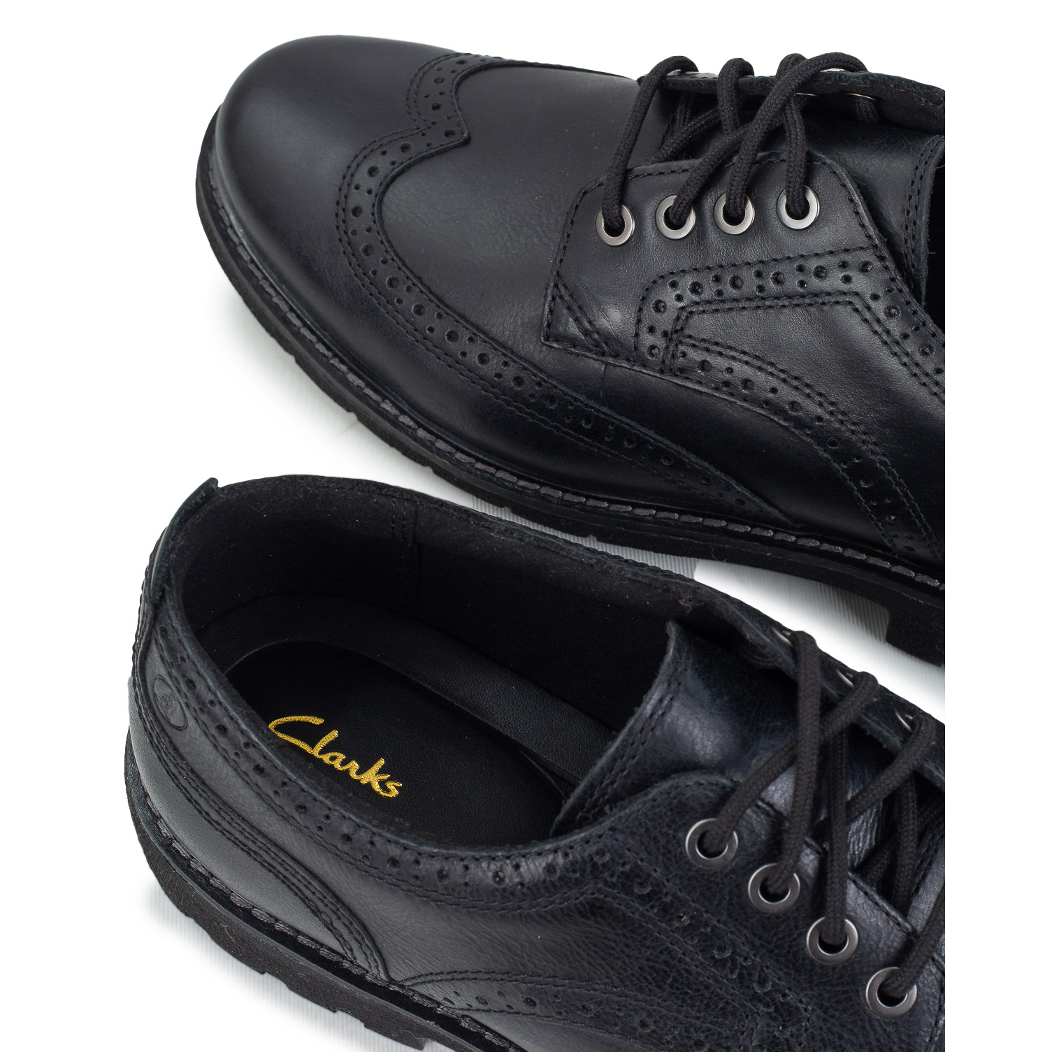 Δετά Ανδρικά Clarks Μαύρο Batcombe Far 26173438 - GLAMI.gr
