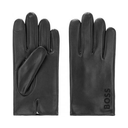 γάντια δερμάτινα BOSS Glove 50478579 μαύρο - GLAMI.gr