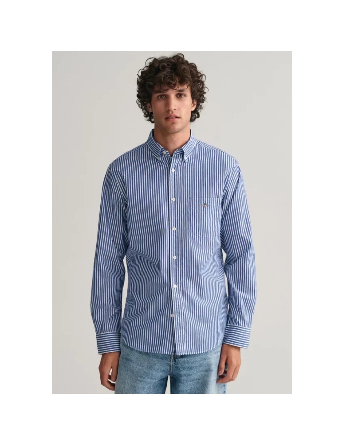 ΠΟΥΚΑΜΙΣΟ GANT Regular Fit Poplin Stripe - GLAMI.gr