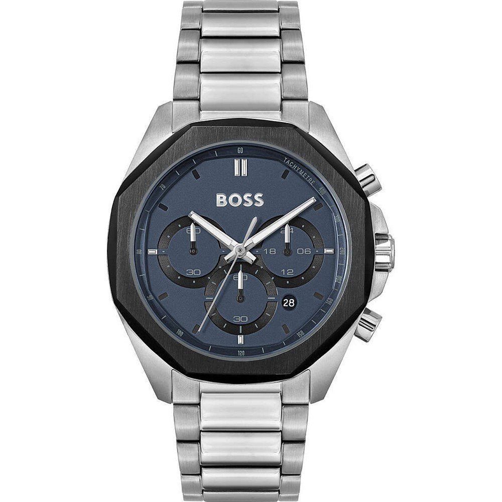 Hugo Boss Gray Stainless Steel Dress Watch - GLAMI.gr