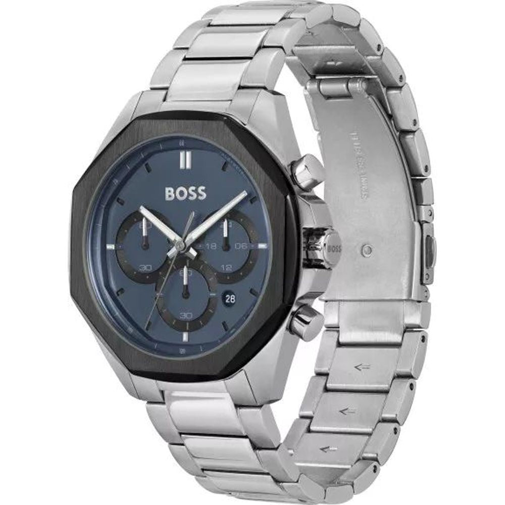 Hugo Boss Gray Stainless Steel Dress Watch - GLAMI.gr