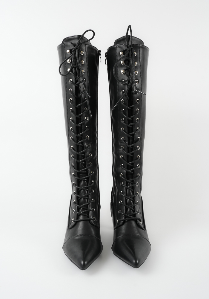 Cgstores Γυναικεία Μποτα Μαυρη Δερματινη κωδ:DES8081P - GLAMI.gr