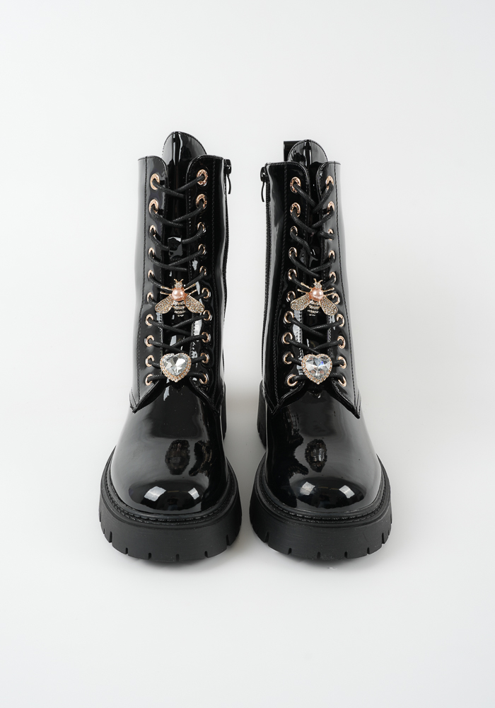 Cgstores Γυναικείο Μποτακι Μαυρο Δερματίνη κωδ:DES852M - GLAMI.gr