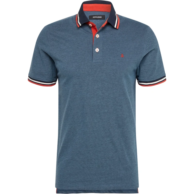 JACK & JONES Μπλουζάκι 'JJEPaulos' μπλε νύχτας / μπλε μελανζέ / έντονο ...