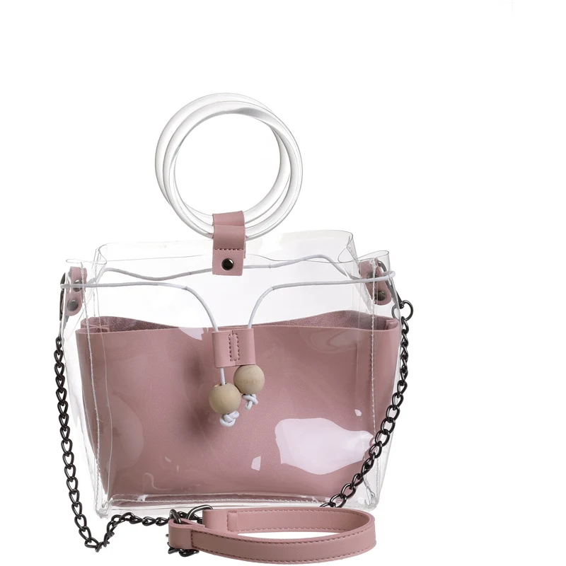 Ble Resort Collection ΠΛΑΣΤΙΚΗ ΤΣΑΝΤΑ ΜΕ ΡΟΖ ΝΕΣΕΣΕΡ 25X8X20/7 - GLAMI.gr