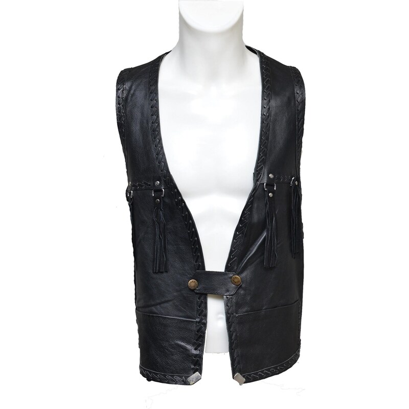 Dermatina 100 ΔΕΡΜΑΤΙΝΟ ΓΙΛΕΚΟ ΑΝΔΡΙΚΟ: M-HAND MADE (BLACK) - GLAMI.gr