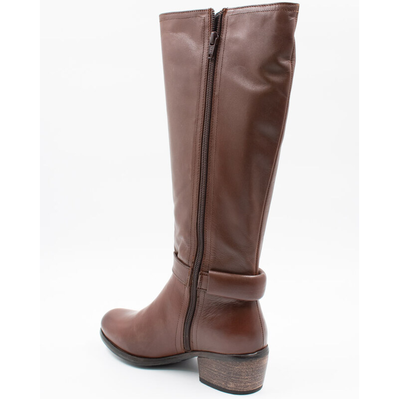 WIKERS ΓΥΝΑΙΚΕΙΑ ΜΠΟΤΑ ΔΕΡΜΑΤΙΝΗ ΚΑΦΕ Α-59904 - GLAMI.gr