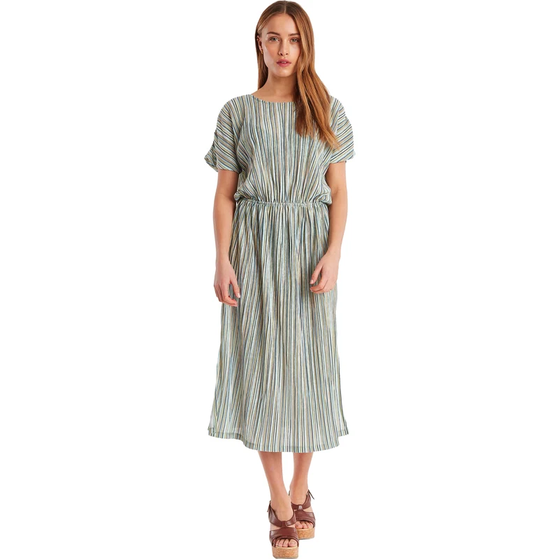 ICHI 'UNIQUE' MIDI ΦΟΡΕΜΑ ΓΥΝΑΙΚEIO ME ΡΙΓΕΣ 20111432-13120 - GLAMI.gr