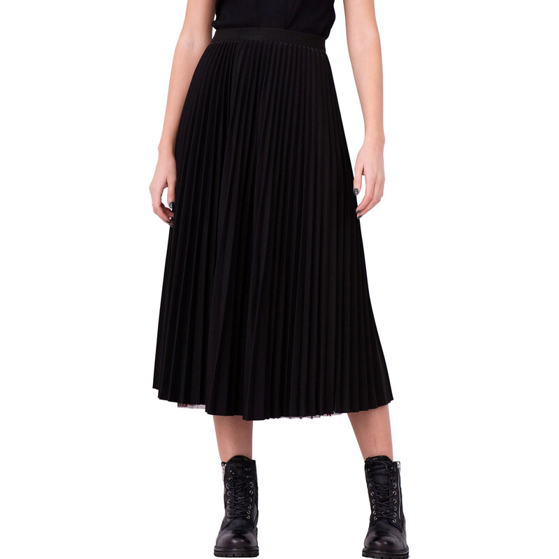 GUESS 'RAEGAN' MIDI ΠΛΙΣΕ ΦΟΥΣΤΑ ΓΥΝΑΙΚΕΙΑ ΔΙΠΛΗΣ ΟΨΗΣ W0BD89WDEA0-P57F ...