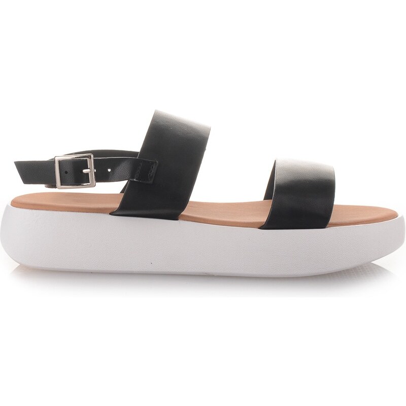 Modati Γυναικείες πλατφόρμες με φάσα και μπαρέτα ΚΩΔ: 260-25-BLACK ...