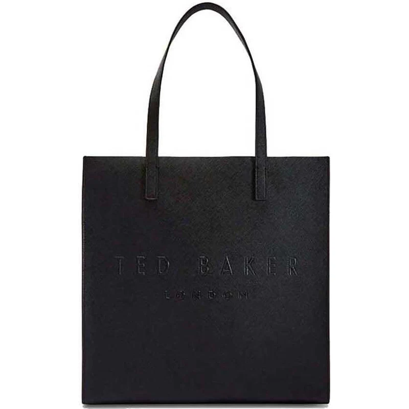 TED BAKER Τσαντα Soocon Crosshatch Large Icon 155930 black - GLAMI.gr