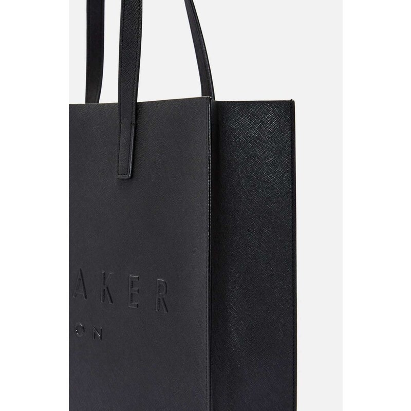 TED BAKER Τσαντα Soocon Crosshatch Large Icon 155930 black - GLAMI.gr