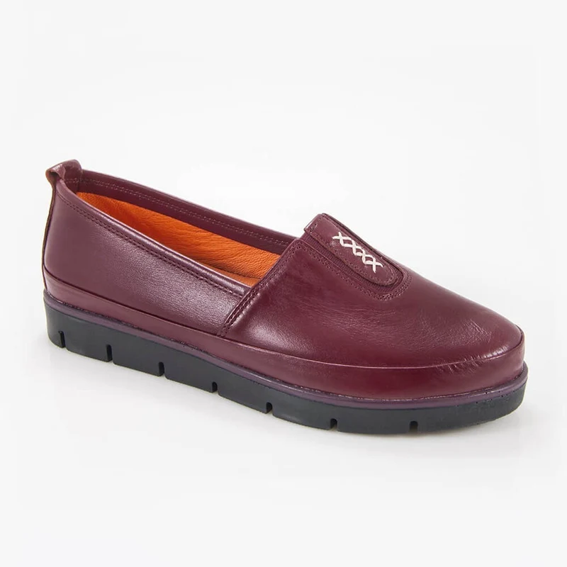 ΓΥΝΑΙΚΕΙΟ ΔΕΡΜΑΤΙΝΟ ΜΟΚΑΣΙΝΙ SAFE STEP 732 ME ΑΠΟΣΠΩΜΕΝΟ ΠΑΤΟ - GLAMI.gr