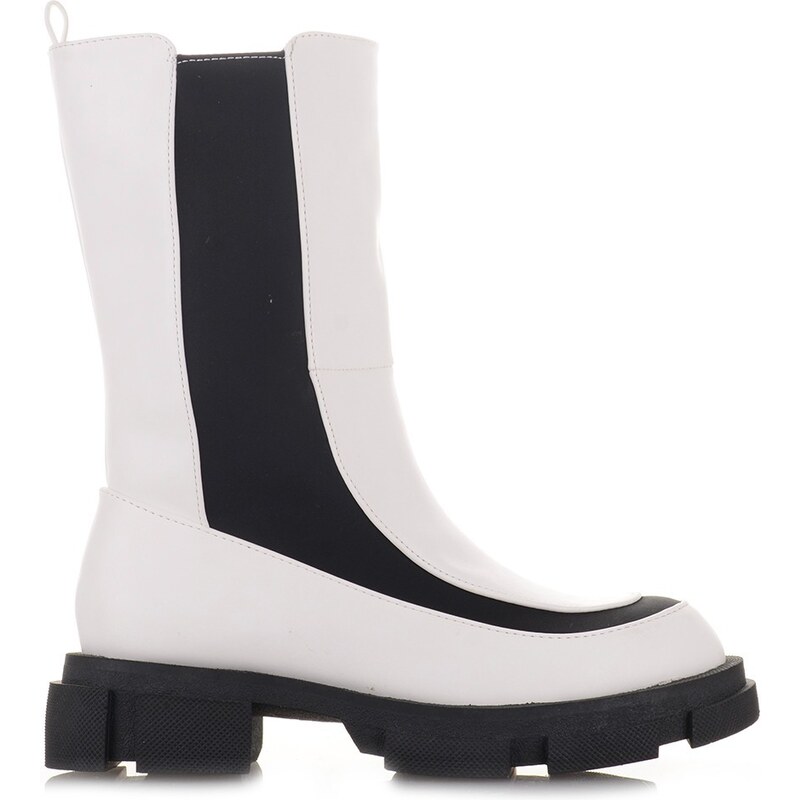 Γυναικεία μποτάκια σε λευκό χρώμα - GLAMI.gr