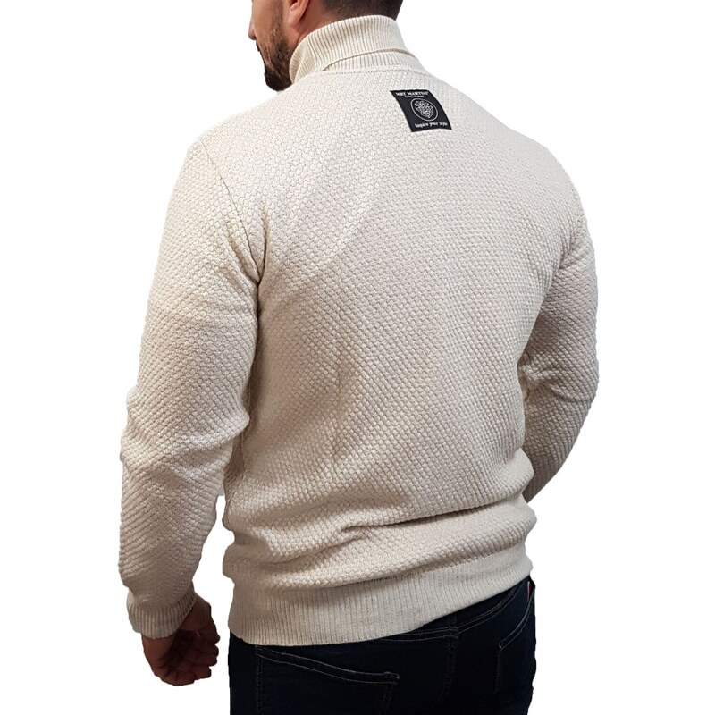 Martini MRT Mrt Martini - 6658 - Slim Fit - Ecru - Πλεκτo ΖΙΒΑΓΚΟ ...