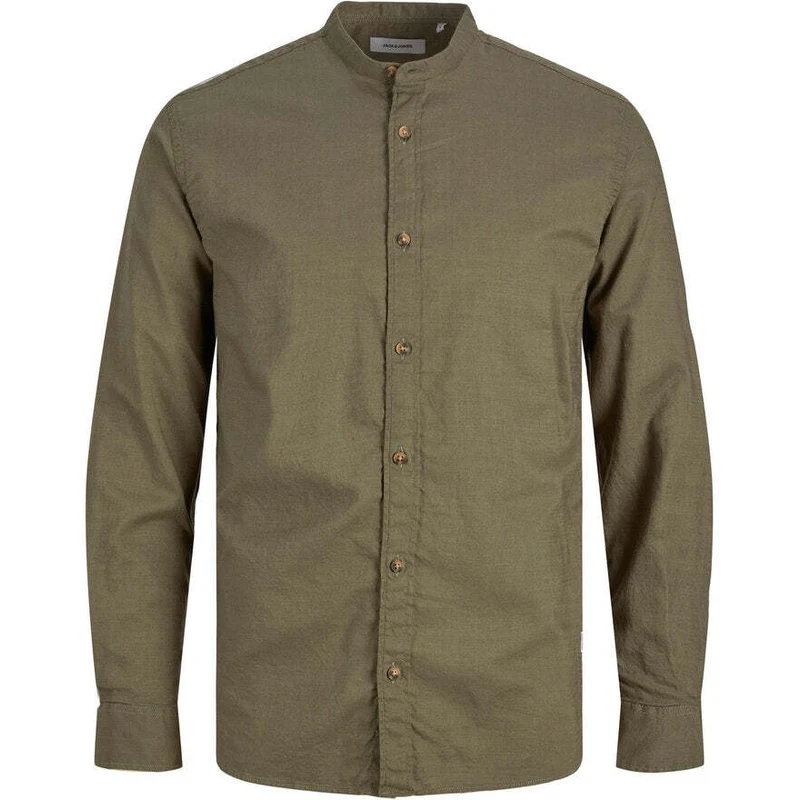 JACK & JONES Thessaloniki/Larissa ΠΟΥΚΑΜΙΣΟ ΛΙΝΟ , ΜΑΟ STYLE , 100% ...