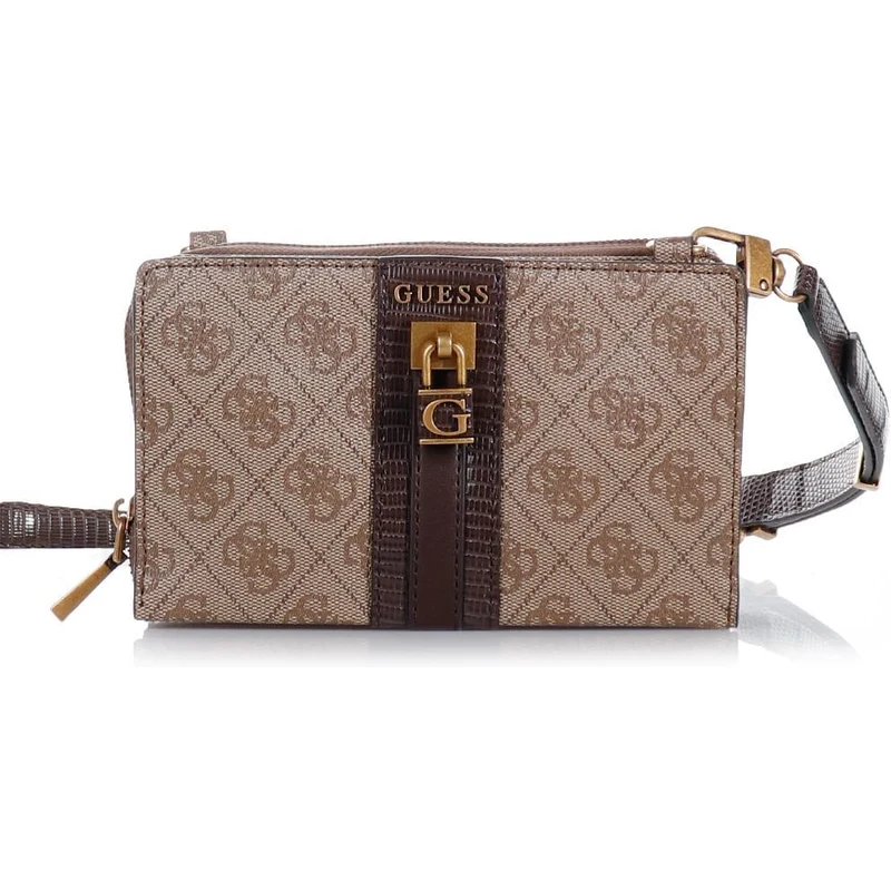 Guess ΓΥΝΑΙΚΕΙΑ ΤΣΑΝΤΑ HWSB86 75720 GINEBRA LOGO LTL/LATTE LOGO - GLAMI.gr