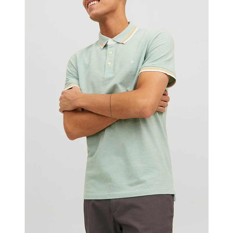 JACK&JONES ΜΠΛΟΥΖΑ ΑΝΤΡΙΚΗ JJEPAULOS POLO SS NOOS - GLAMI.gr