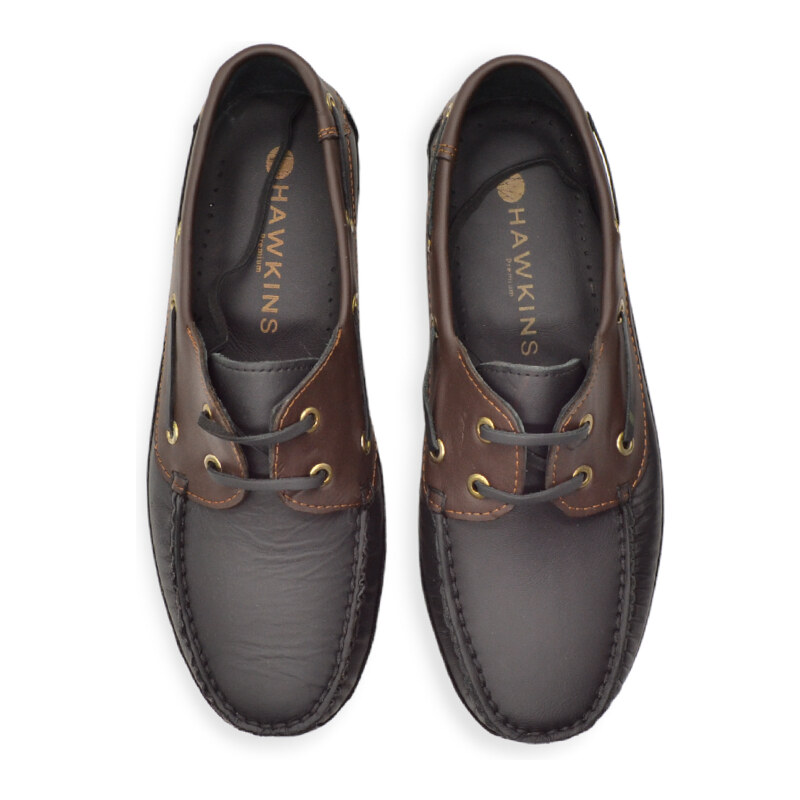 HAWKINS PREMIUM HAWKINS LOAFER 46-02 BLACK/BROWN - GLAMI.gr