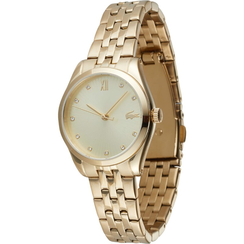 LACOSTE Αναλογικό ρολόι 'TUILERIE' εκρού / χρυσό / διαφανές - GLAMI.gr