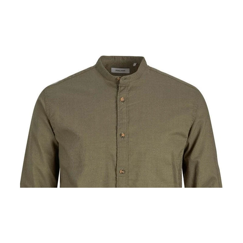 JACK & JONES Thessaloniki/Larissa ΠΟΥΚΑΜΙΣΟ ΛΙΝΟ , ΜΑΟ STYLE , 100% ...