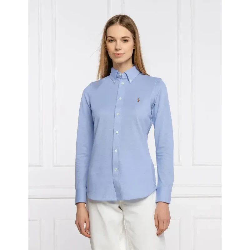 POLO RALPH LAUREN πουκάμισο heidi | slim fit - GLAMI.gr