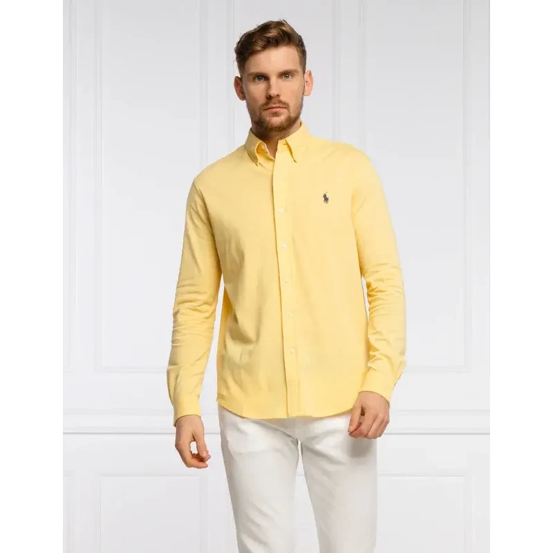 POLO RALPH LAUREN Πουκάμισο | Regular Fit | pique - GLAMI.gr