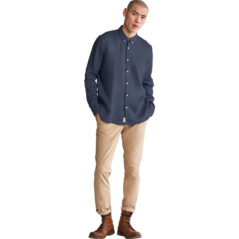 TIMBERLAND 'MILL RIVER' SLIM ΛΙΝΟ ΠΟΥΚΑΜΙΣΟ ΑΝΔΡΙΚΟ TB0A2DC3-433 - GLAMI.gr