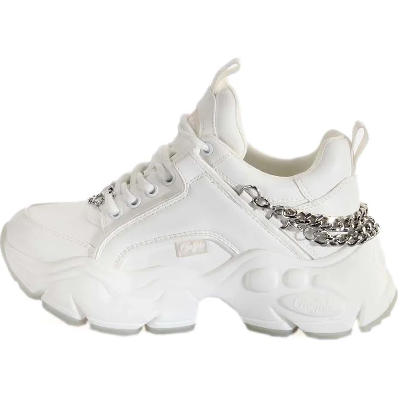 BUFFALO Sneakers Binary Chain 3.0 BUF1630958 white/silver - GLAMI.gr