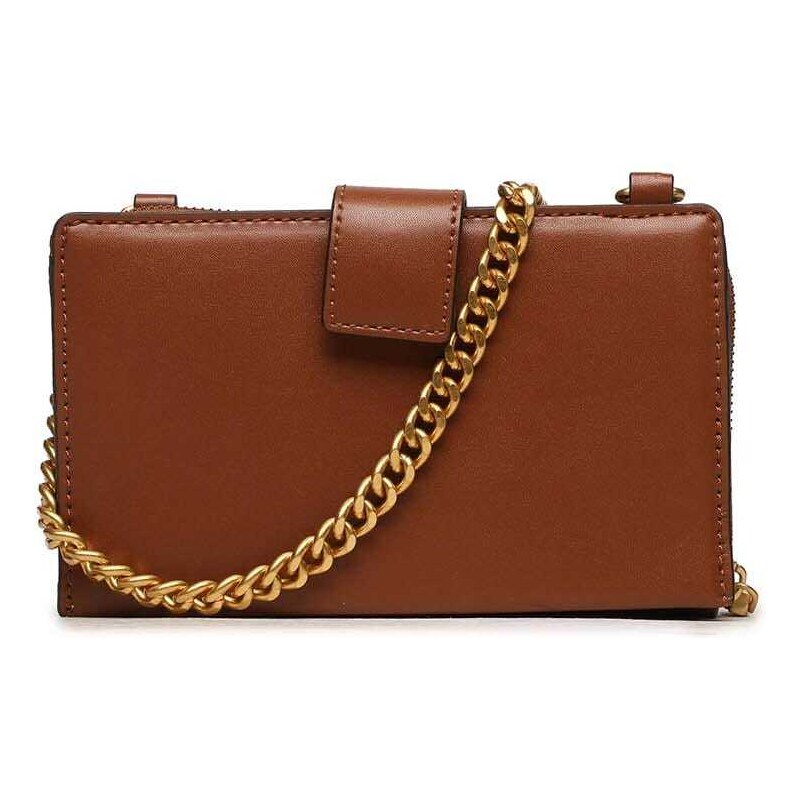 GUESS Τσαντακι James Mini Girlfriend Xbody HWVA8773730 cog cognac ...