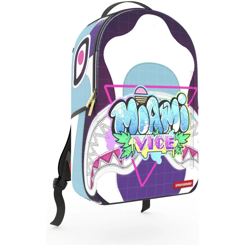 SPRAYGROUND MIAMI VICE GRAFFITI TAG B5521 Πολύχρωμο - GLAMI.gr