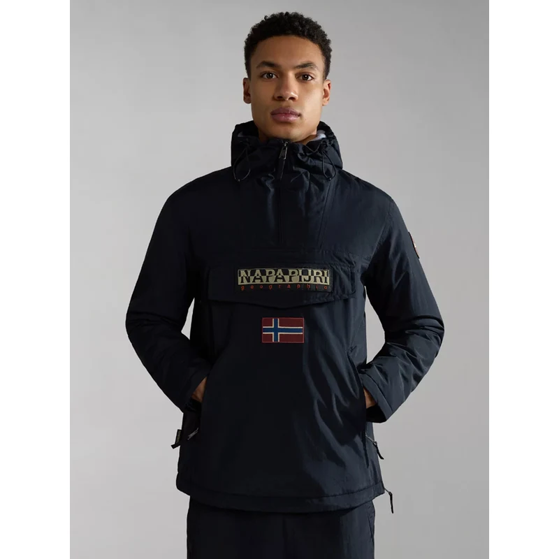 Napapijri Μπουφάν Rainforest Pocket Winter Anorak κανονική γραμμή μαύρο ...