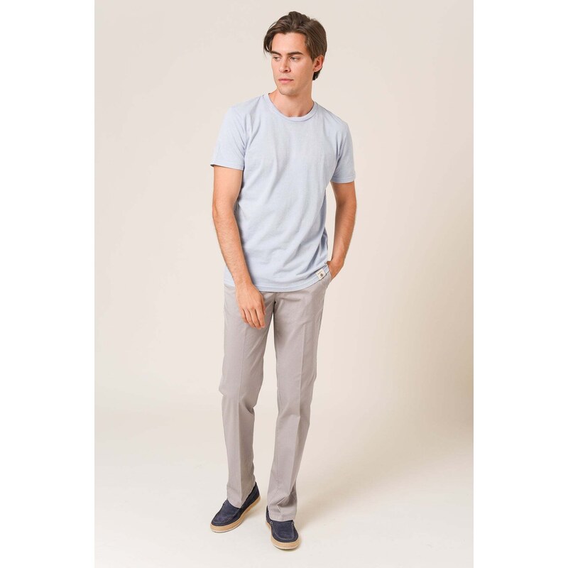 ΑΝΔΡΙΚΟ ΠΑΝΤΕΛΟΝΙ CHINOS PORTOBELLO'S ΚΛΑΣΙΚΟ ΓΚΡΙ ΜΕΣΑΙΟ REGULAR FIT ...