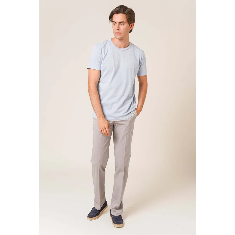 ΑΝΔΡΙΚΟ ΠΑΝΤΕΛΟΝΙ CHINOS PORTOBELLO'S ΚΛΑΣΙΚΟ ΓΚΡΙ ΜΕΣΑΙΟ REGULAR FIT ...