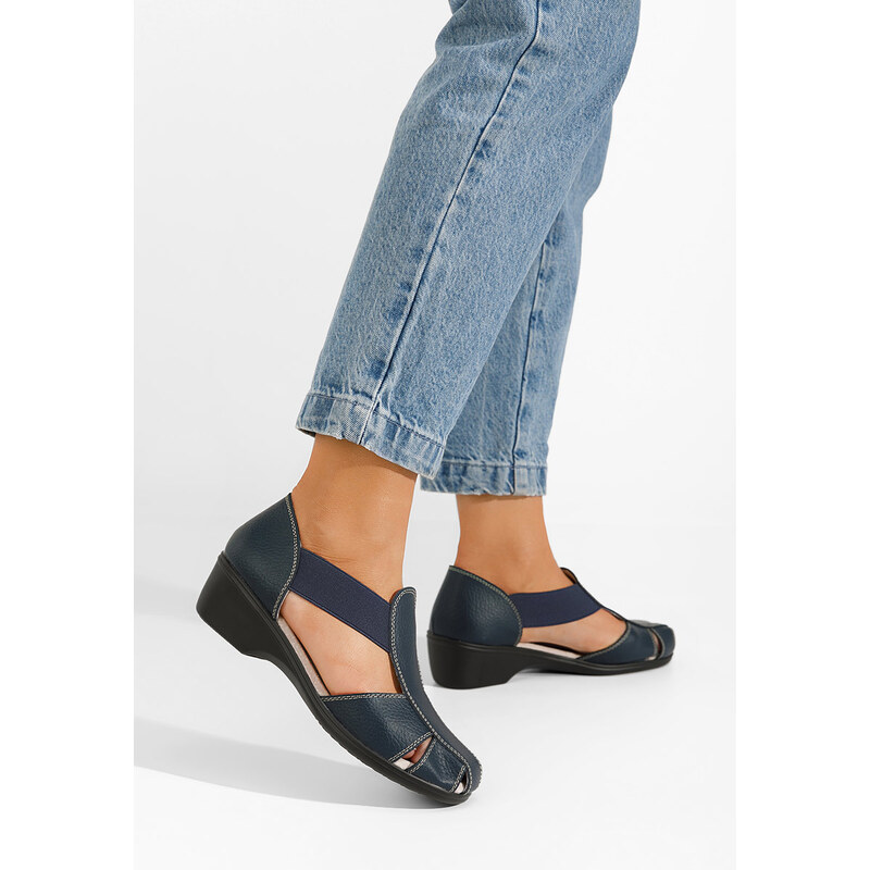 Zapatos γυναικεια πεδιλα με χαμηλο τακουνι Melona V3 Νειβι - GLAMI.gr