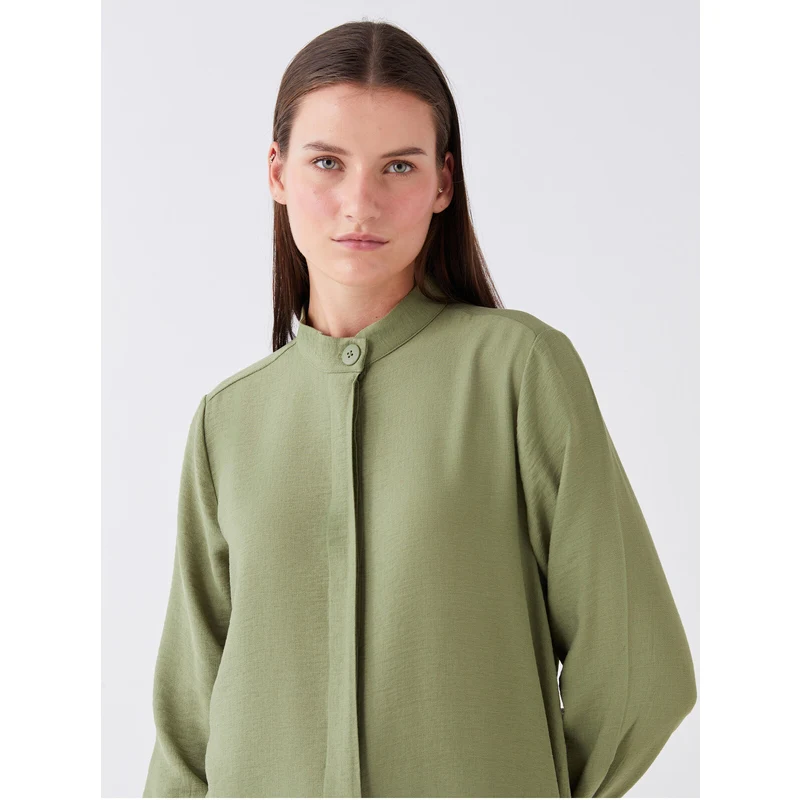 LC Waikiki Χειροποίητος χιτώνας - Χακί - Κανονική εφαρμογή - GLAMI.gr