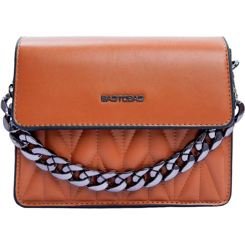 BagtoBag Τσαντάκι χιαστί χειρός με αλυσίδα- SW-8737 - ΚΑΜΕΛ - GLAMI.gr