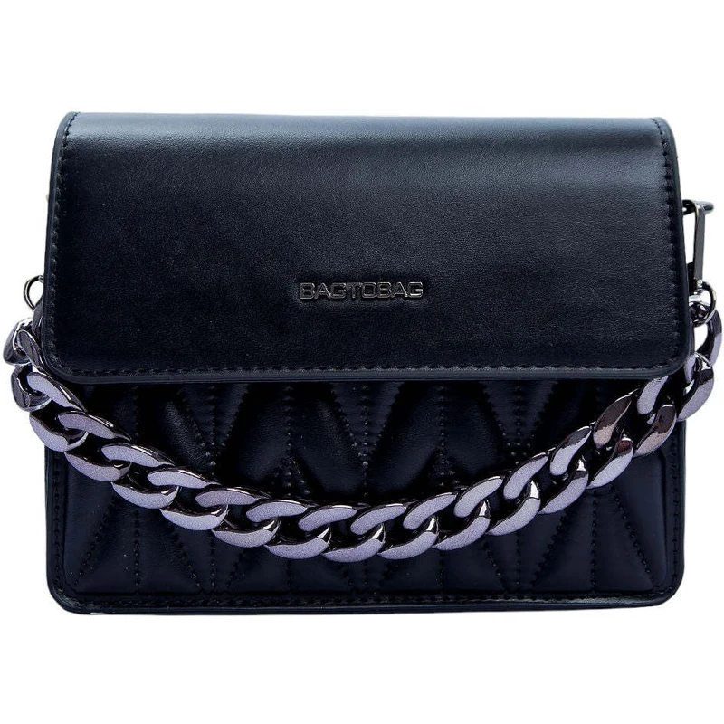 BagtoBag Τσαντάκι χιαστί χειρός με αλυσίδα- SW-8737 - ΜΑΥΡΟ - GLAMI.gr
