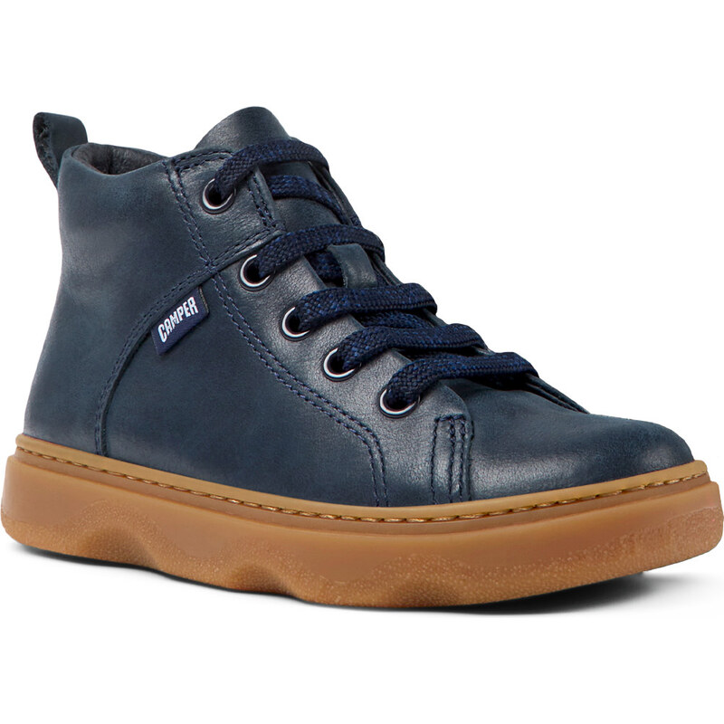 Camper Kido Kids Blue Παιδικά Ανατομικά Δερμάτινα Μποτάκια Μπλε ...