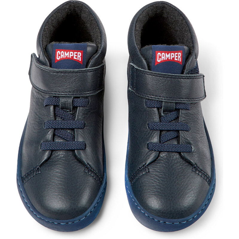 Camper Peu Touring Kids Blue Παιδικά Δερμάτινα Ανατομικά Mποτάκια Μπλε ...